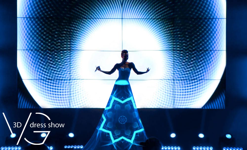 3D Mapping Dress: A Visual Spectacle for Events | Artists & More