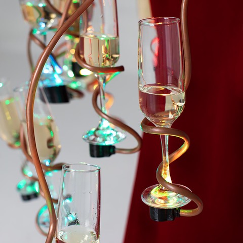 Digital LED Strolling Lady - Light Up Your Event | Artists & More