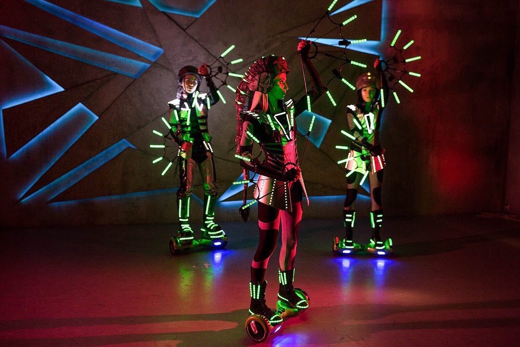 LED ROBOTS ON HOVERBOARDS - Artists & More - Number One Entertainment ...